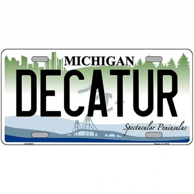 Decatur Michigan Metal Sign | eBay