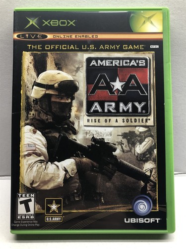 America's Army Rise of a Soldier - Original Xbox Game - Complete w ...