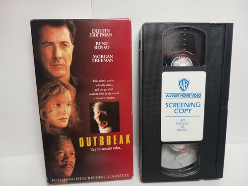 SCREENING COPY PROMO Outbreak | VHS | 1995 Dustin Hoffman| Rare HTF ...