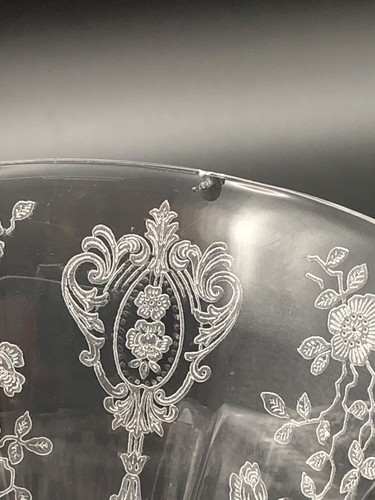 (1) Cambridge Rose Point Wedding Elegant Glassware Champagne Toast Wine ...