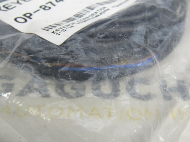 KEYENCE Op-87444 Monitor Power Cable 4 Pole Female Straight 5 Meters ...