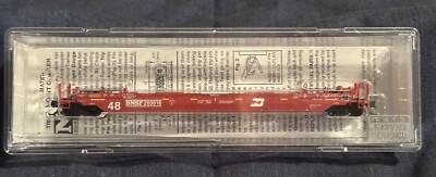 Micro Trains N Scale BNSF Husky Stack Well Car 13554020 | eBay