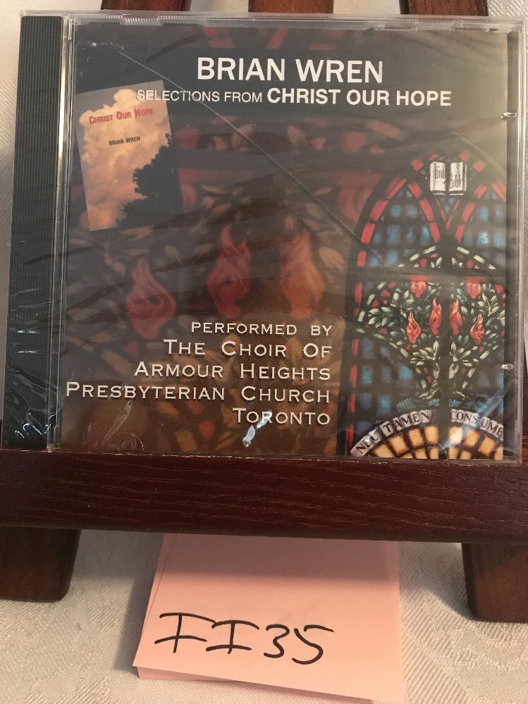 Brian Wren Selections From Christ Our Hope CD Armour Heights ...