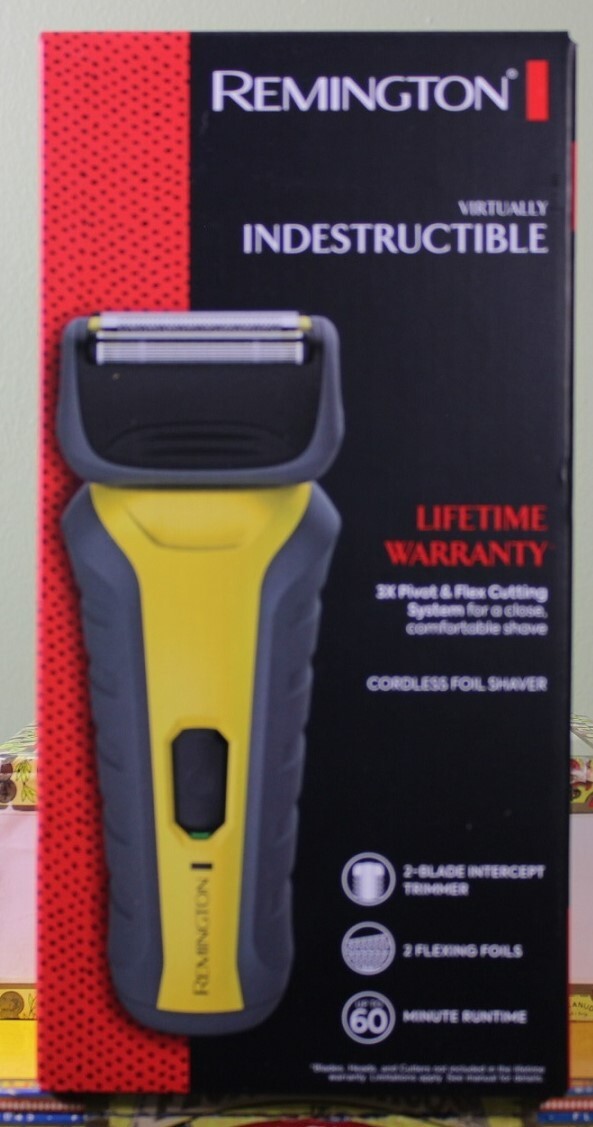 NEW Remington Virtually Indestructible Foil Shaver 5100 PF7855 Yellow ...