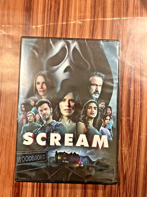 Scream 5 DVD 2022 Horror Movie Neve Campbell Courteney Cox Comedy ...