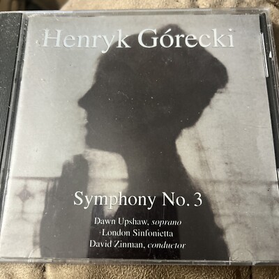 Henryk Gorecki - Symphony No. 3 - London Sinfonietta (CD, 1992, Elektra ...