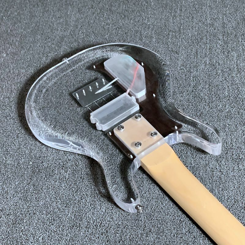 Replica Ampeg Dan ArmStrong Solid Acrylic Body Bass Guitar | eBay