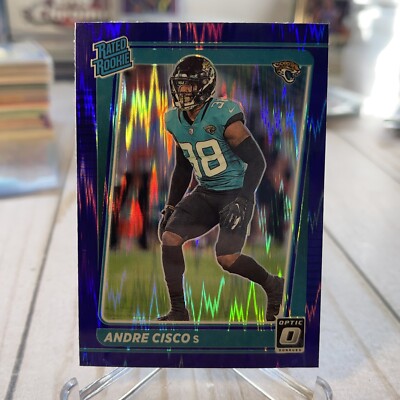 2021 Donruss Optic Andre Cisco Rookie Purple Shock #278 Jacksonville ...