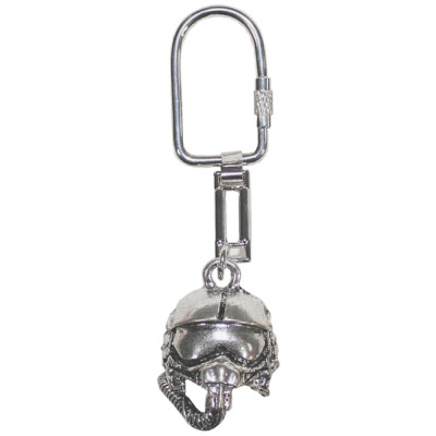 Mfh Army Pilot Helmet Key Ring Air Force Military Aviation Key Holder ...