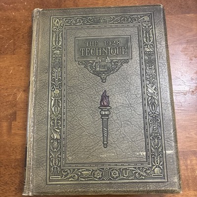 1928 MIT Yearbook Massachusetts Institute Technology "Technique" | eBay