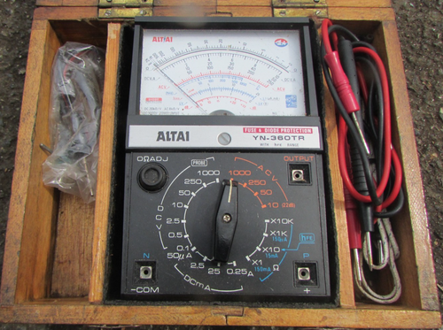 Altai YN-360TR Multitester Multimeter In Wooden Box | eBay UK