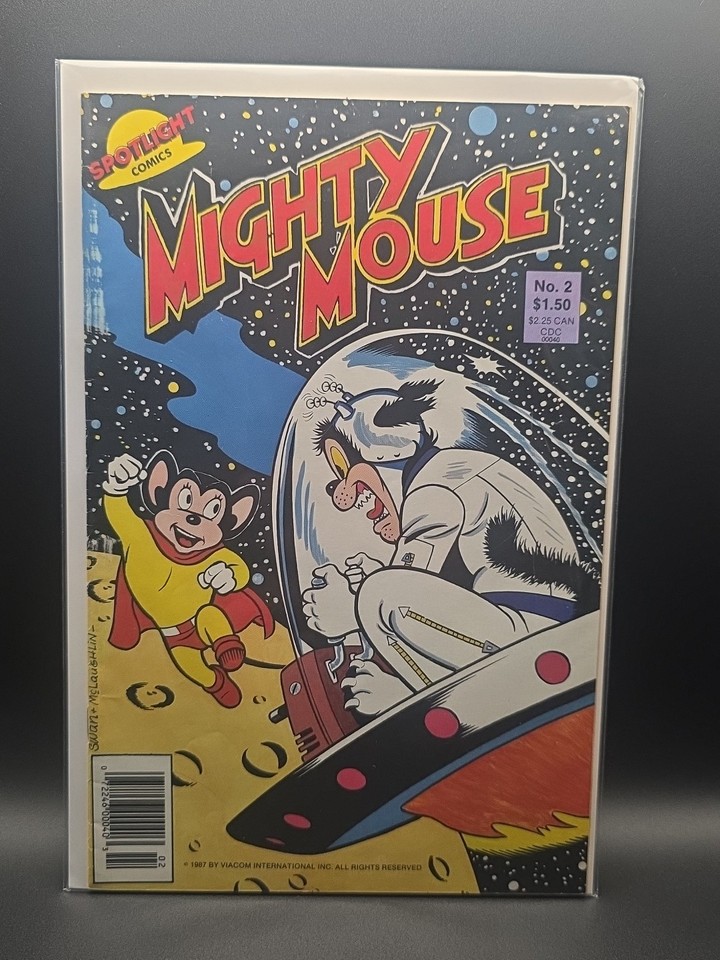 Mighty Mouse 2 Spotlight Comics Copper Age 1987 Newsstand | eBay