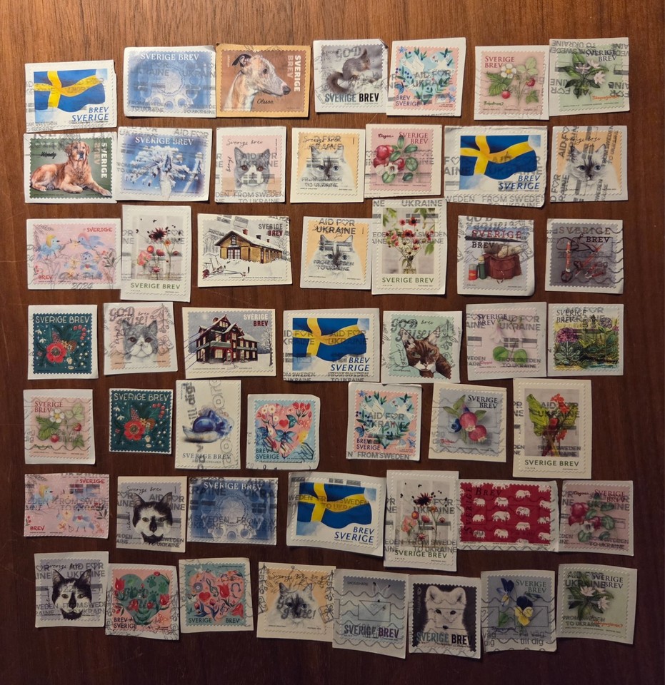 150 RECENT SWEDEN ON PAPER | eBay