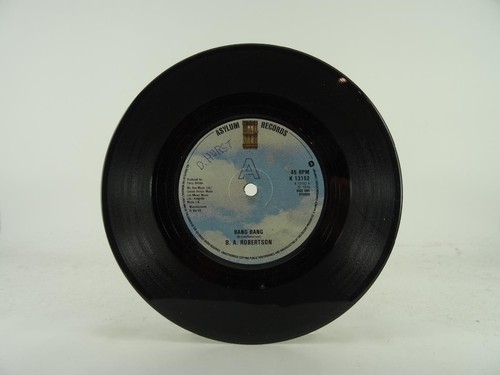 B.A.ROBERTSON BANG BANG 80/1 (80) 2 Track 7" Single Plain Paper Sleeve ...