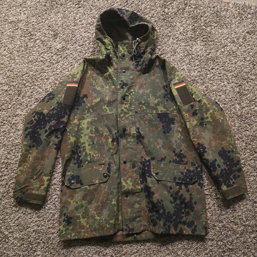German Bundeswehr Army GoreTex Flecktarn Rain Jacket | eBay