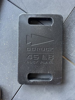 Goruck 45lb Ruck Plate Black Weight Long Plate | eBay