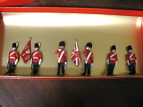 Traditional Britian Lead Toy soldiers Colours and Escort | eBay
