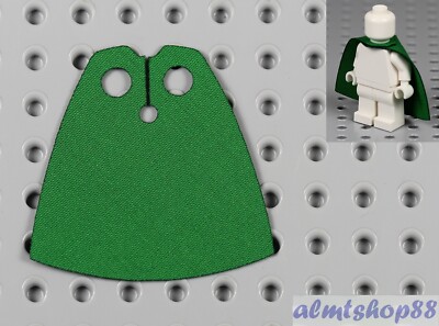 Classic Green Cloth Cape For LEGO Minifigures - Fabric Robe Cloak Elves ...