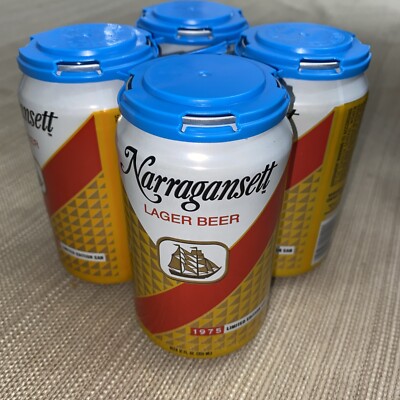 🔥 4 Pack JAWS Movie Collectible QUINT ’Gansett Lager Beer 1975 Retro ...