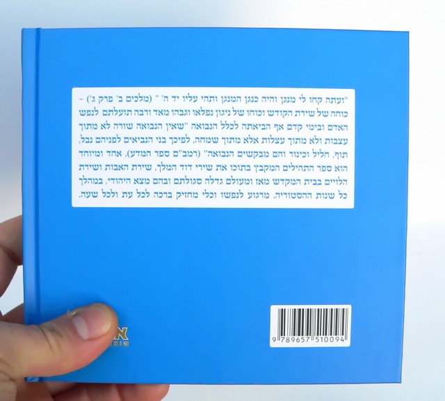 Colorful Jewish Hebrew Psalms Book Tehilim Tehillim Bible Songs Hymns ...