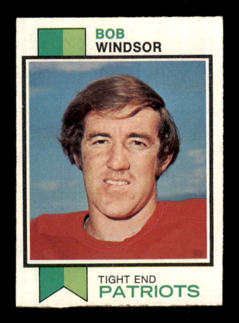 1973 Topps #144 Bob Windsor EXMT/NM Patriots 239112 | eBay