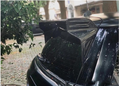 For MINI Cooper S R55 R56 R57 07-14 Real Carbon Fiber Car Roof Spoiler ...