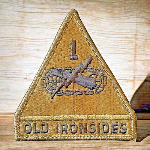 Vintage US Army 1st Armored Division "Old Ironsides" Insignia Patch | eBay