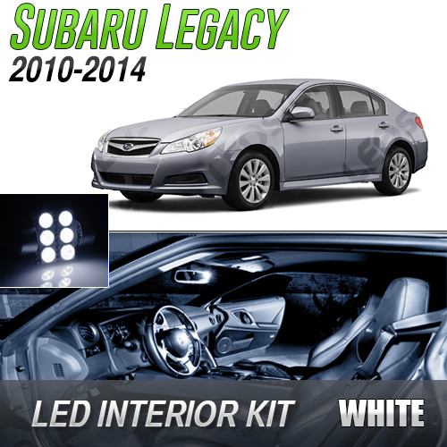 2010-2014 Subaru Legacy White LED Lights Interior Kit | eBay