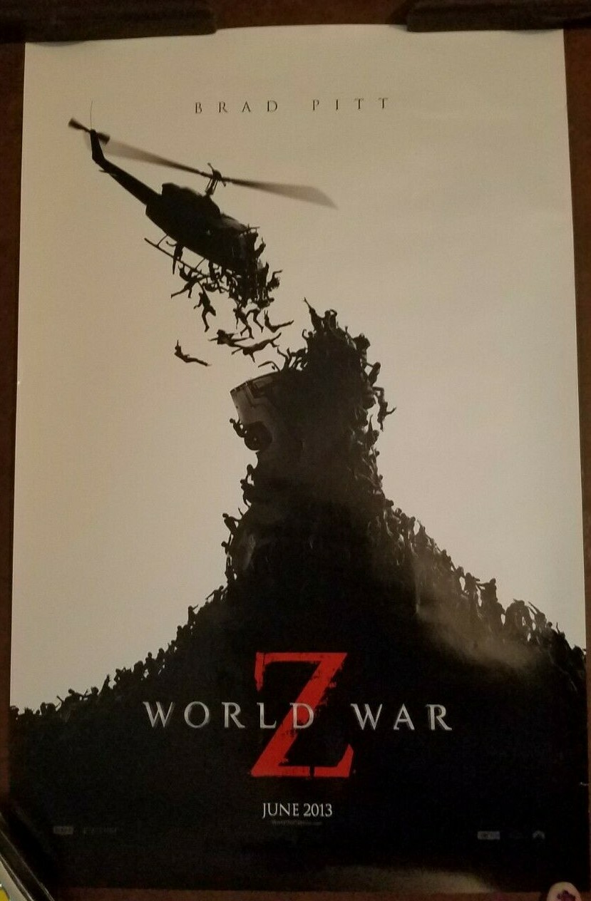 World War Z Movie Poster Helicopter