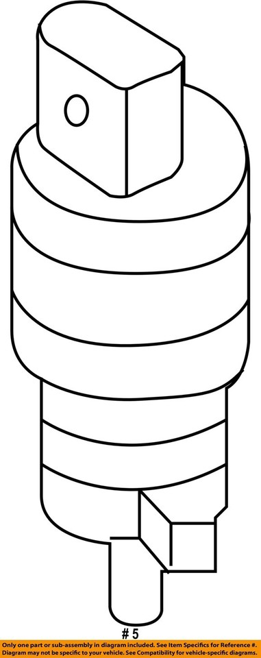BMW OEM 07-13 X5 Windhsield Wiper-Washer Fluid Pump 67126934160 | eBay