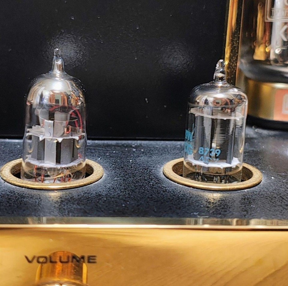 DDP Rare HOUSTON TTP-03S Vacuum Tube Integrated Amplifier Gold Hi-Fi ...