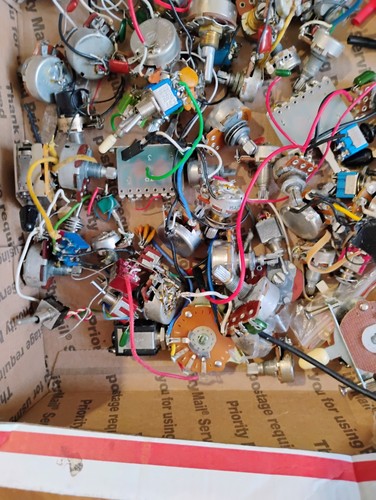 Mixed Lot Of Guitar Electrical Components And Parts | eBay