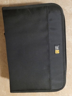 Case Logic Black 92 Disc Capacity CD DVD Soft Wallet Carry Case Storage ...