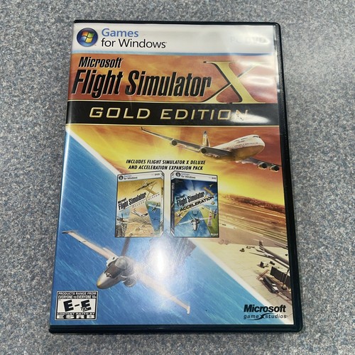 Microsoft Flight Simulator X Gold Edition PC Windows w/Acceleration ...