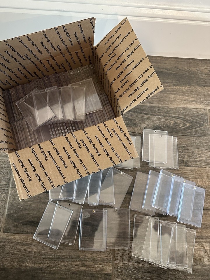 100 Ultra Pro One Touch Baseball Trading Card Storage Cases 35 pt ...