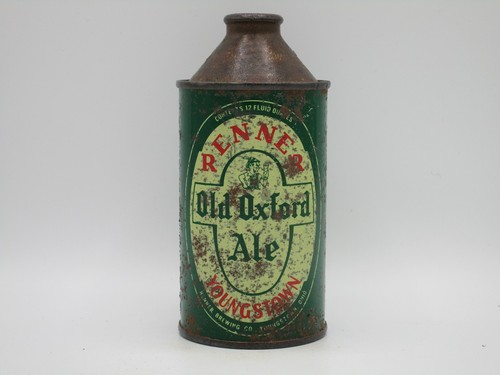 Renner Old Oxford Ale Cone Top Beer Can ( SWEET ) | eBay