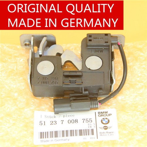 51237008755 Lower Hood Lock Lid Latch FIT BMW E82 E88 E90 E92 E93 E60 ...