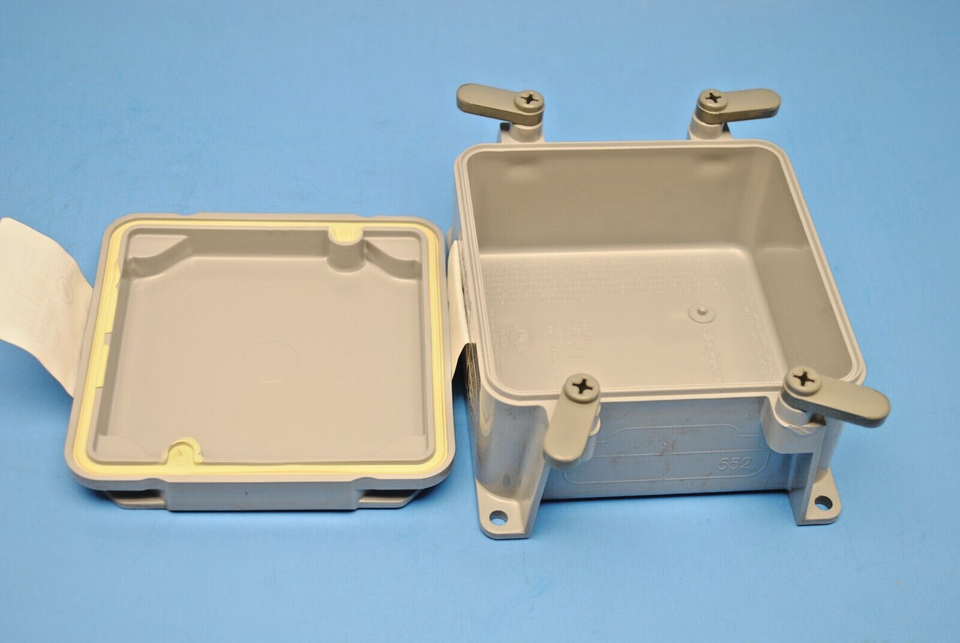 Scepter JBX552 5×5×2 PVC Electrical Junction Box Enclosure Outdoor | eBay