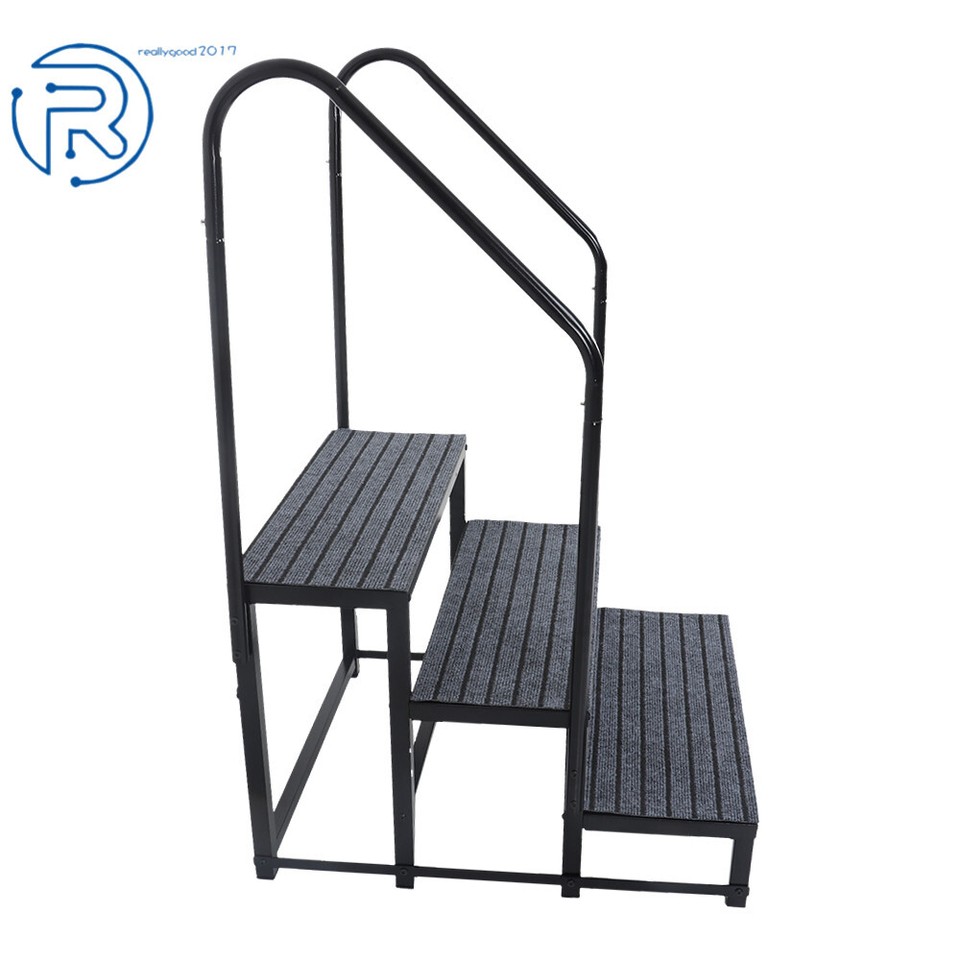 2-3-4 Steps RV Camper Steps Outdoor Stairs Mobile Home Steps with ...