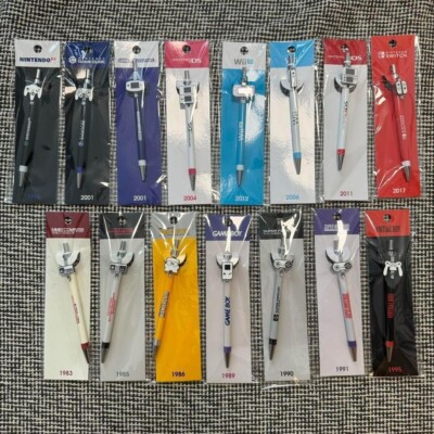 Nintendo museum Limited Ballpoint pen complete set set of 15 NES switch ...