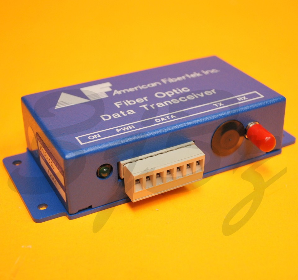 American Fibertek MR-02 Fiber Optic Data Transceiver | eBay