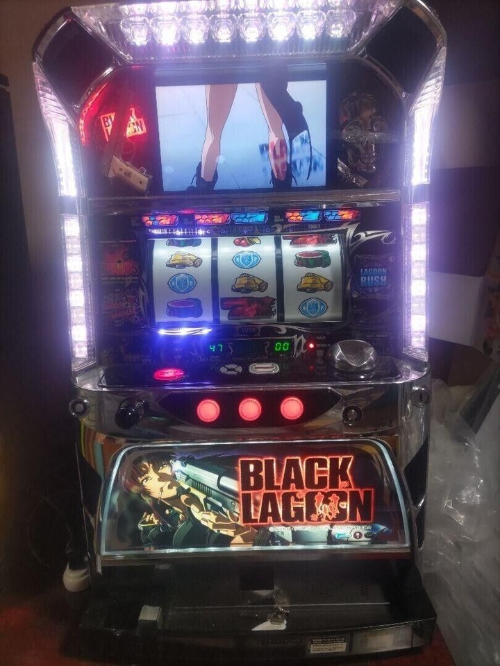 Black Lagoon First Unit 5 Japanese Slot Machine Pachi-Slot Pachislo ...