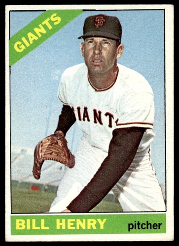 1966 Topps Bill Henry ⁞ San Francisco Giants #115 | eBay
