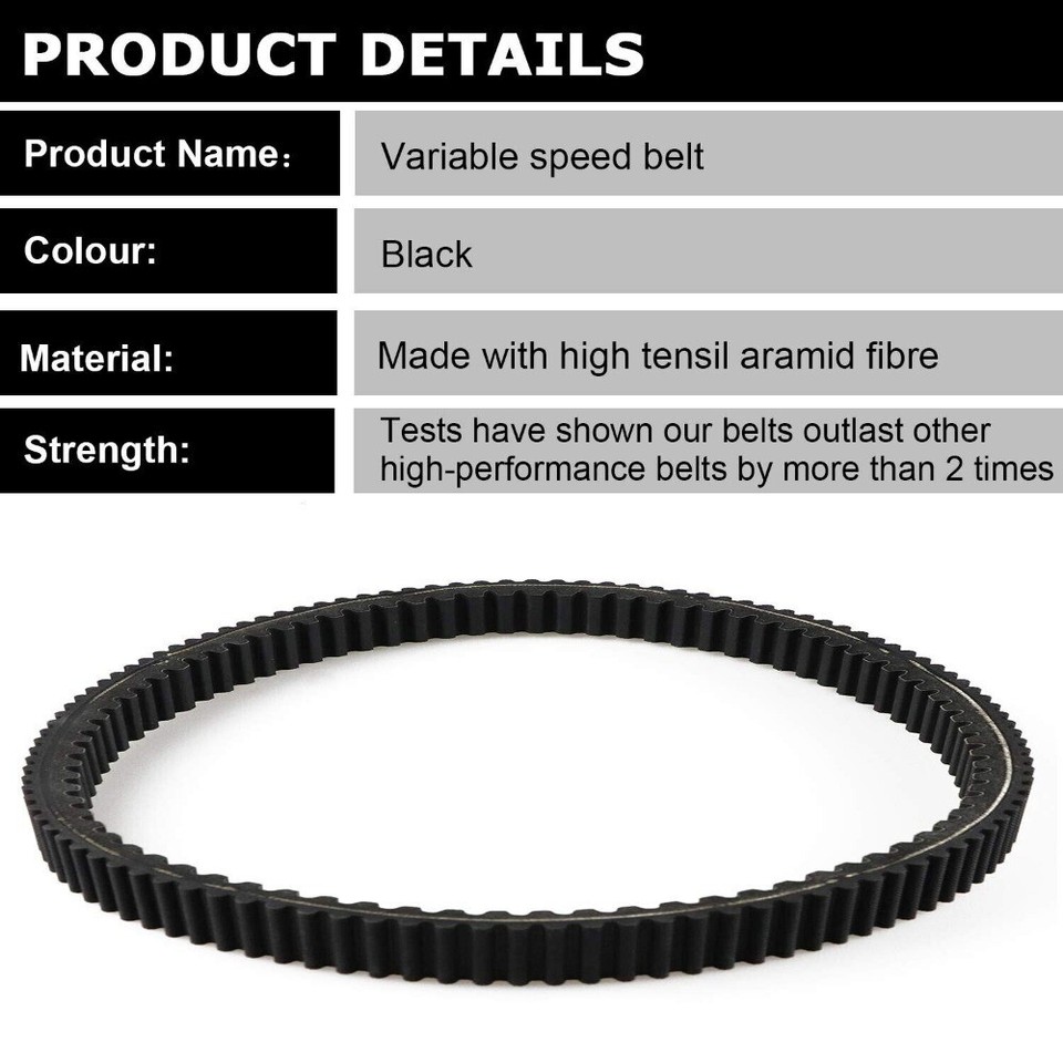 CVT Carbon Drive Belt for Polaris Sportsman Scrambler 850 1000XP 550 ...