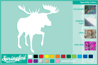 MOOSE cut vinyl decal #2 car truck window Hunting sticker Moose Hunt | eBay