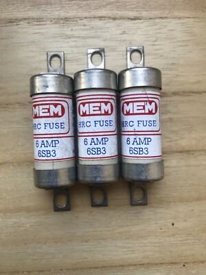 MEM HRC Fuse 6Amp 6SB3 BS. 88:2 550V AC80 kA UK | eBay UK
