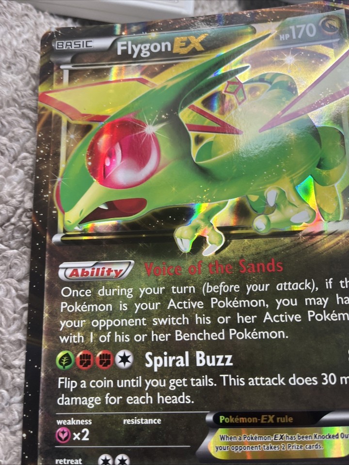 Flygon EX XY61 XY Holo Big | eBay