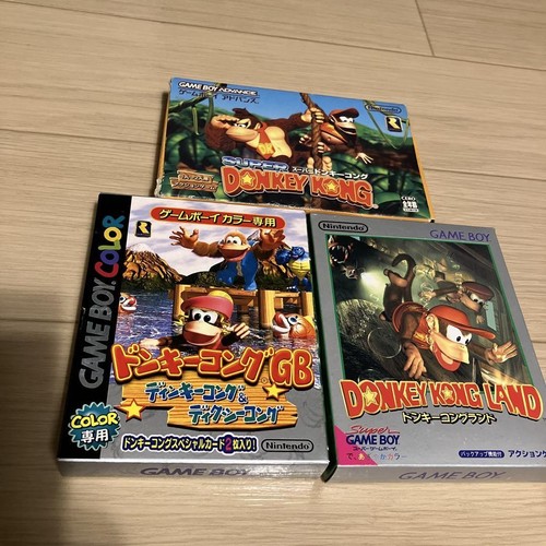 Nintendo Game Boy Donkey Kong Land Donkey Kong GB Super Donkey Kong CIB ...