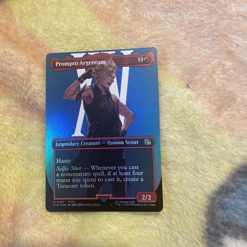 Magic: The Gathering Final Fantasy Prompto Argentum Foil Borderless | eBay