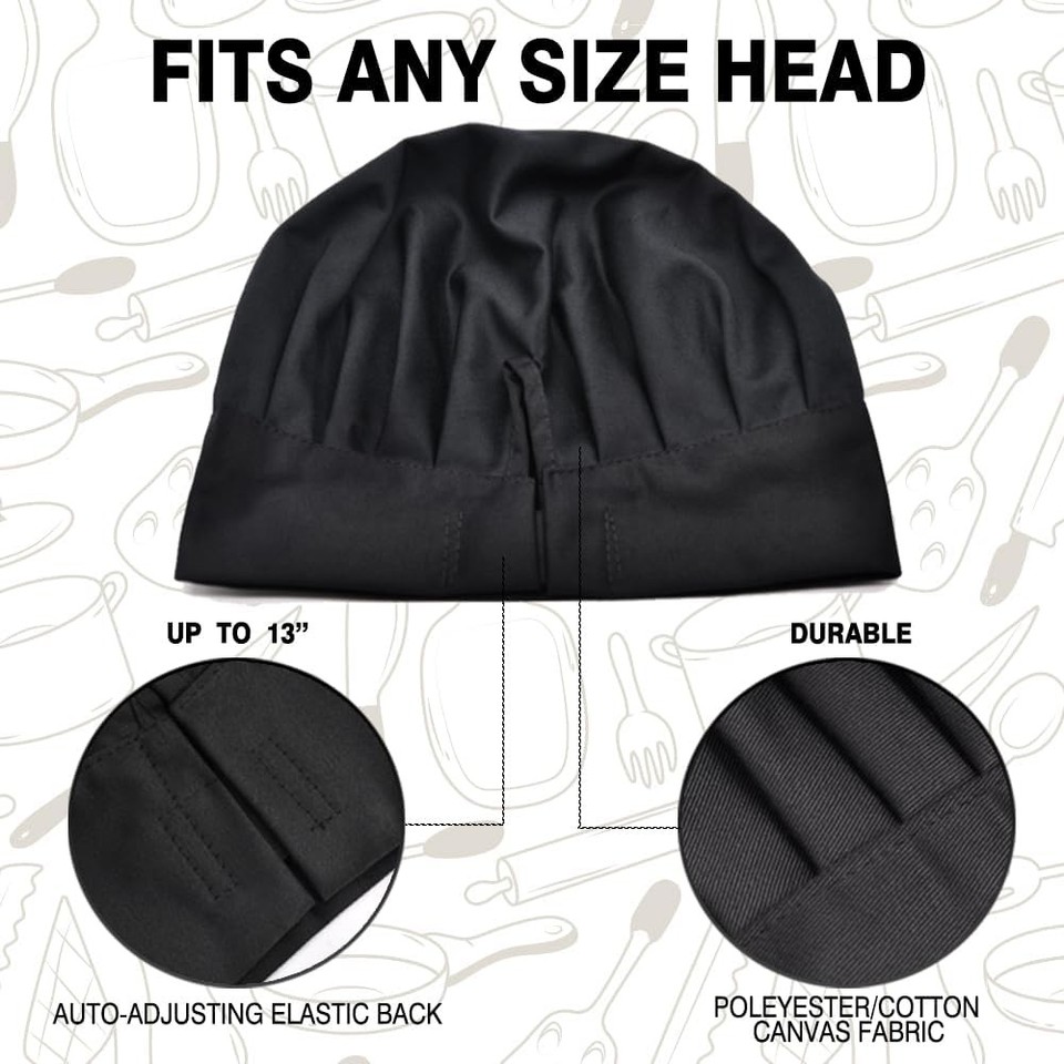 Queen Funny Chef Hat Black Fully Adjustable, Baking Party Gifts for ...